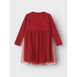 name it Kleid "Rjul" in Rot - 22% | Gr&ouml;&szlig;e 110 | Kinderkleider