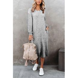 Milan Kiss Kleid in Grau - 65% | Gr&ouml;&szlig;e M | Damen-kleider