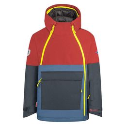 Trollkids Ski-/ Snowboardjacke "Eikedalen" in Braunrot/ Blau - 51% | Gr&ouml;&szlig;e 104 | Kinder-outdoor-jacken