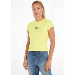 Tommy Jeans Shirt in Gelb - 45% | Gr&ouml;&szlig;e L | Damen-tops