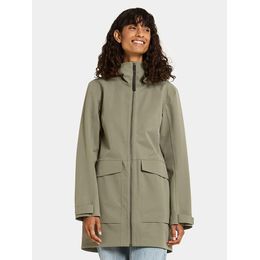 DIDRIKSONS 1913 Didriksons Softshellparka "Fredrika" in Khaki - 57% | Gr&ouml;&szlig;e 42 | Damenjacken