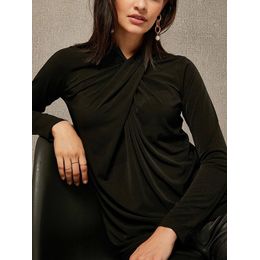 Milan Kiss Bluse in Schwarz - 60% | Gr&ouml;&szlig;e L | Damen-blusen