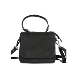 SPARWELL Leder-Umh&auml;ngetasche "Allen" in Schwarz - (B)24 x (H)18 x (T)9 cm - 45% | Damen-taschen