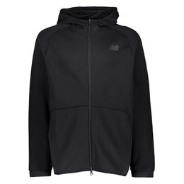New Balance Fleecejacke in Schwarz - 37% | Gr&ouml;&szlig;e XL | Herren-pullover-sport