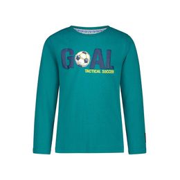 SALT & PEPPER Salt and Pepper Longsleeve "Soccer" in Gr&uuml;n - 38% | Gr&ouml;&szlig;e 116/122 | Kinder-longsleeves
