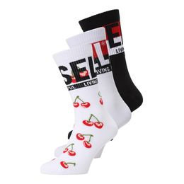 Diesel Socken 'SKM-RAY' Herren Gr&ouml;&szlig;e 39/41.5 gr&uuml;n / rot / schwarz / wei&szlig;