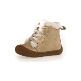 Naturino Leder-Boots "Bebay" in Beige - 35% | Gr&ouml;&szlig;e 25 | Baby-stiefel-boots