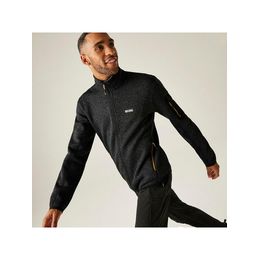 Regatta Fleecejacke "Newhill" in Schwarz - 80% | Gr&ouml;&szlig;e S | Herren-pullover-sport