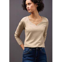 Street One Longsleeve in Beige - 33% | Gr&ouml;&szlig;e 34 | Damen-tops