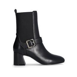 Liu Jo Leder-Stiefeletten in Schwarz - 50% | Gr&ouml;&szlig;e 39 | Stiefeletten