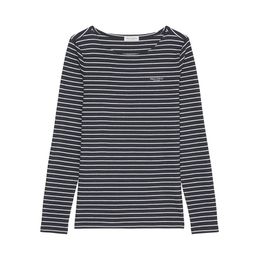 Marc O'Polo Marc O ́Polo Longsleeve in Schwarz/ Wei&szlig; - 75% | Gr&ouml;&szlig;e M | Damen-tops