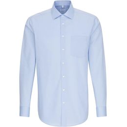 Seidensticker Hemd - Regular fit - in Hellblau - 48% | Gr&ouml;&szlig;e 43 | Herren-plussize