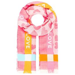 Zwillingsherz Schal "Love & More" in Rosa - (L)180 x (B)102 cm - 50% | Damen-schals-tuecher