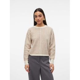 V&eacute;ro Moda Vero Moda Pullover in Beige - 51% | Gr&ouml;&szlig;e L | Damen-pullover-cardigans
