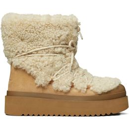 Tory Burch Stiefel - Boots Beige - Gr. US_9 - in Beige - f&uuml;r Damen