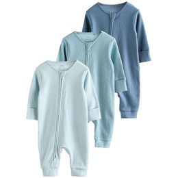 next Schlafanzug Jungen Gr&ouml;&szlig;e 62 saphir / pastellblau / mint