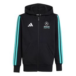 adidas Performance Athletic Zip-Up Hoodie 'Mercedes - Amg Petronas Formula 1 Team DNA' boy Black size 128