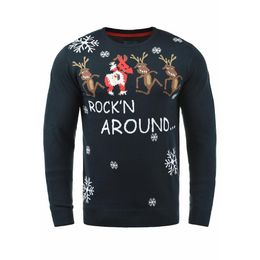 Blend Sweater 'Rudolph' male Blue size M