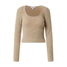 EDITED Pullover 'Gilda' Damen Gr&ouml;&szlig;e S beige / braun