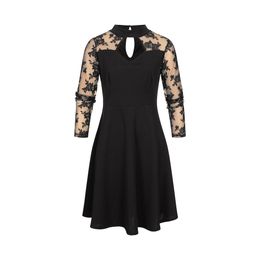 Cloud5ive Kleid Damen Gr&ouml;&szlig;e 38 schwarz Winterkleid
