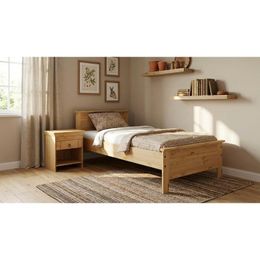 OTTO home Massivholzbett &raquo;Indra, TOPSELLER, Landhausstil, edles Design,zertifiziertes Massivholz&laquo; Breite/Belastbarkeit 180cm/220 KG, 140cm/180 KG, 
