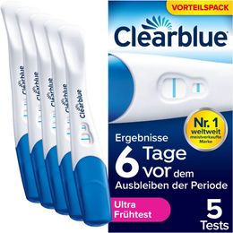 Wick Clearblue Schwangerschaftstest fr&uuml;he Erkennung 5 St