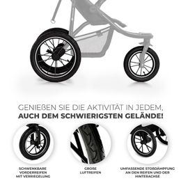 Kinderkraft Kombi-Kinderwagen &raquo;HELSI 2&laquo; 27 kg Kombi-Kinderwagen