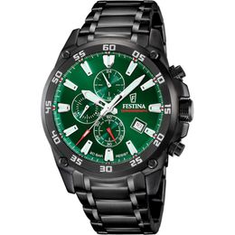 Festina Herren Chronograph &raquo;Timeless Chronograph&laquo; Quarzuhr, Armbanduhr, Herrenuhr, Edelstahlarmband, analog, Tag
