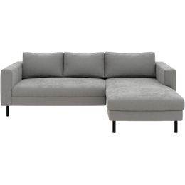 Trendmanufaktur Ecksofa &raquo;Amazing II, wahlw. mit Schlaffunktion & Bettkasten, Fu&szlig; schwarz&laquo; Recamiere beidseitig montierbar, L-Form,in Cord o. Struktur,