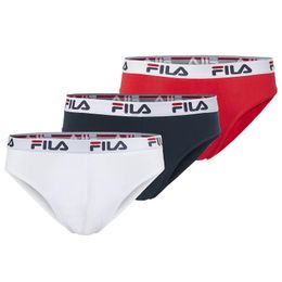 Fila Herren Slip &raquo;MAN BRIEF&laquo; 3er Pack, mit elastischem Logobund bunt XL