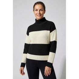 Calvin Klein Jeans Damen Strickpullover Stehkragen, lockere Passform XS (36)