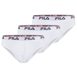 Fila Herren Slip &raquo;MAN BRIEF&laquo; 3er Pack, mit elastischem Logobund wei&szlig; XL
