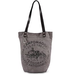 Campomaggi Schultertasche 'Filodendro' Damen Gr&ouml;&szlig;e One Size graphit / schwarz