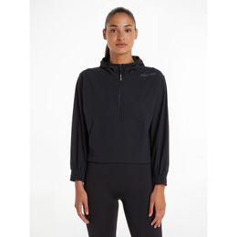 Calvin Klein Sport Anorak mit Kapuze schwarz XS (34) XS (34) Jacke von Calvin Klein Performance