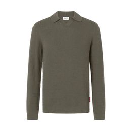 JOOP! Joop Jeans Herren Polokragenpullover &raquo;Ove&laquo; mit feinem Strukturmuster L