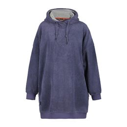 Icepeak Damen Kapuzensweatshirt &raquo;D OVERSIZE HOODIE ACERRAT&laquo;, mit hoch geschlossenem Ausschnitt, mit Kapuze und Kordelzug blau M