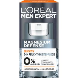 L'Or&eacute;al L'OR&Eacute;AL PARIS MEN EXPERT Gesichtsgel &raquo;Magnesium Defense Pflege&laquo; f&uuml;r emfpindliche Haut, mit Hyalurons&auml;ure, feuchtigkeitsspendend transparent 