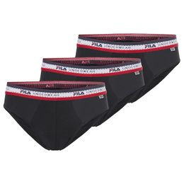 Fila Herren Slip &raquo;MAN BRIEF&laquo; 3er Pack, mit feuchtigkeitsableitenden Eigenschaften schwarz L