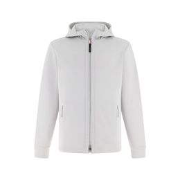 Boggi Milano Zip-Up Hoodie 'B Tech' male White size XXL