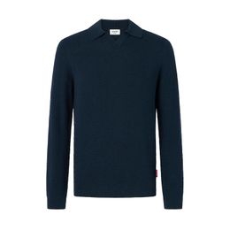 JOOP! Joop Jeans Herren Polokragenpullover &raquo;Ove&laquo; mit feinem Strukturmuster L