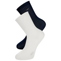 BOSS Damen BOSS Feinsocken Packung, 2 Paar tlg. fein gerippt, verst&auml;rkte Fersen- und Zehenpartie 39-42