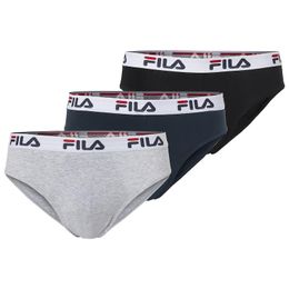 Fila Damen Slip &raquo;MAN BRIEF&laquo; 3er Pack, mit elastischem Logobund schwarz M