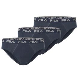 Fila Herren Slip &raquo;MAN BRIEF&laquo; 3er Pack, elastischer Logobund blau S
