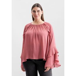 Seidensticker Damen Seidensticker Schlupfbluse &raquo;Schwarze Rose&laquo; 1/1 Uni 6XL (52)