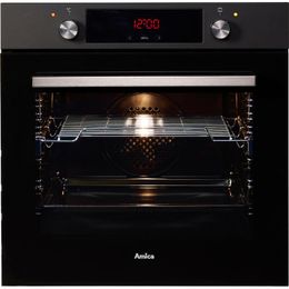 Amica Einbaubackofen &raquo;EBX 943 610 SM&laquo; mit 1-fach-Teleskopauszug mit Simple Steam Die matte Optik sorgt f&uuml;r ein elegantes und modernes Aussehen schwarz 
