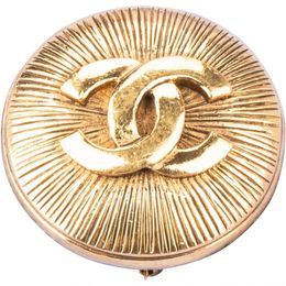 Chanel Ring - Chanel Golden CC Starburst Brooch - Gr. ONE SIZE - in Mehrfarbig - f&uuml;r Damen