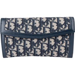 Christian Dior Crossbody Bags - Christian Dior Trotter Monogram Clutch - Gr. unisize - in Blau - f&uuml;r Damen
