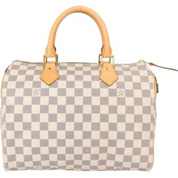 Louis Vuitton Crossbody Bags - Louis Vuitton Damier Azur Monogram Speedy 30 Handb - Gr. unisize - in Wei&szlig; - f&uuml;r Damen