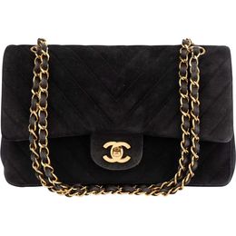 Chanel Crossbody Bags - Chanel Quilted Suede 24K Medium Double Flap Crossb - Gr. unisize - in Bunt - f&uuml;r Damen