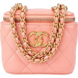 Chanel Crossbody Bags - Chanel Quilted Lambskin Vanity CC Crossbody Bag - Gr. unisize - in Rot - f&uuml;r Damen